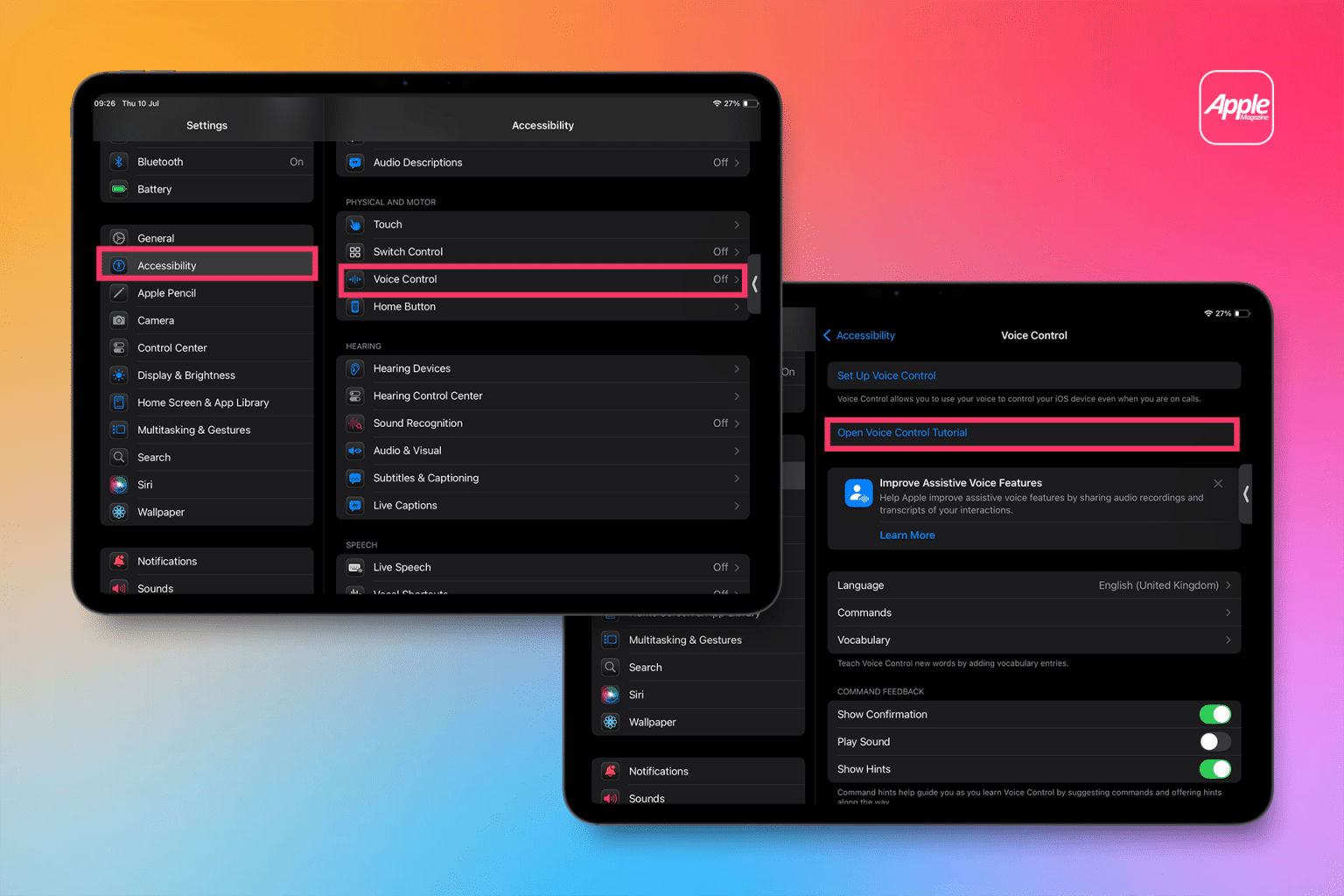 Mastering Voice Control and AssistiveTouch on iPadOS - AppleMagazine