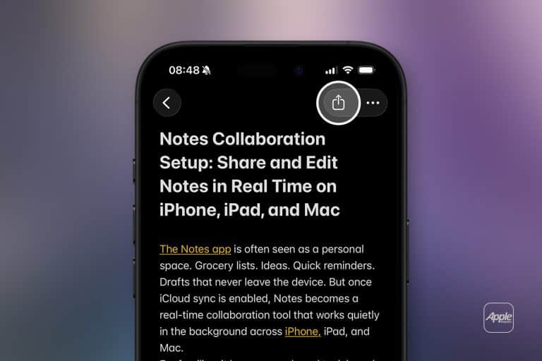 Notes Collaboration Setup: Share and Edit Notes in Real Time on iPhone ...