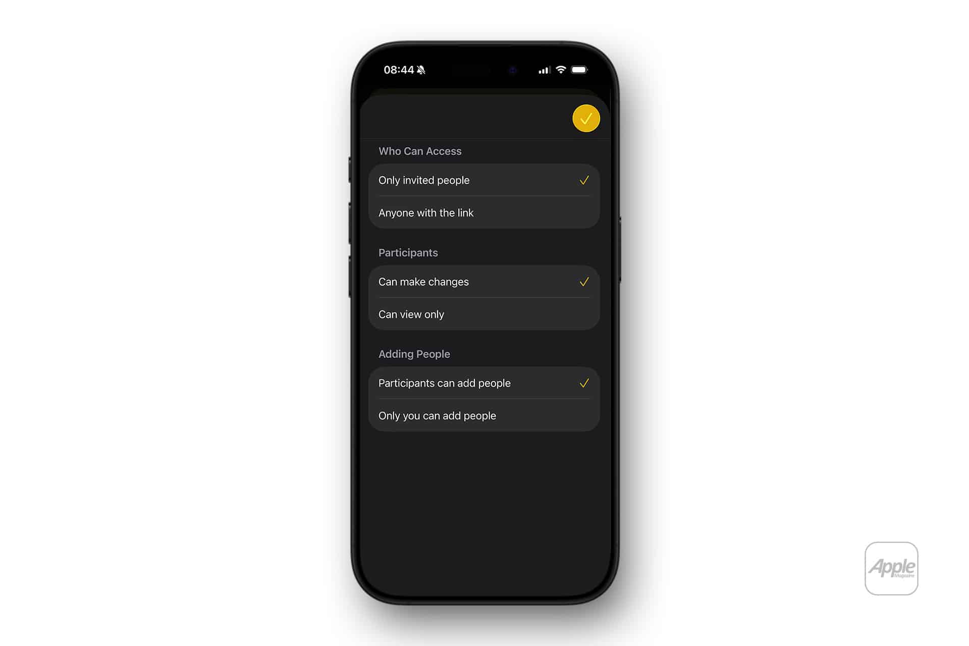 Notes Collaboration Setup: Share and Edit Notes in Real Time on iPhone ...